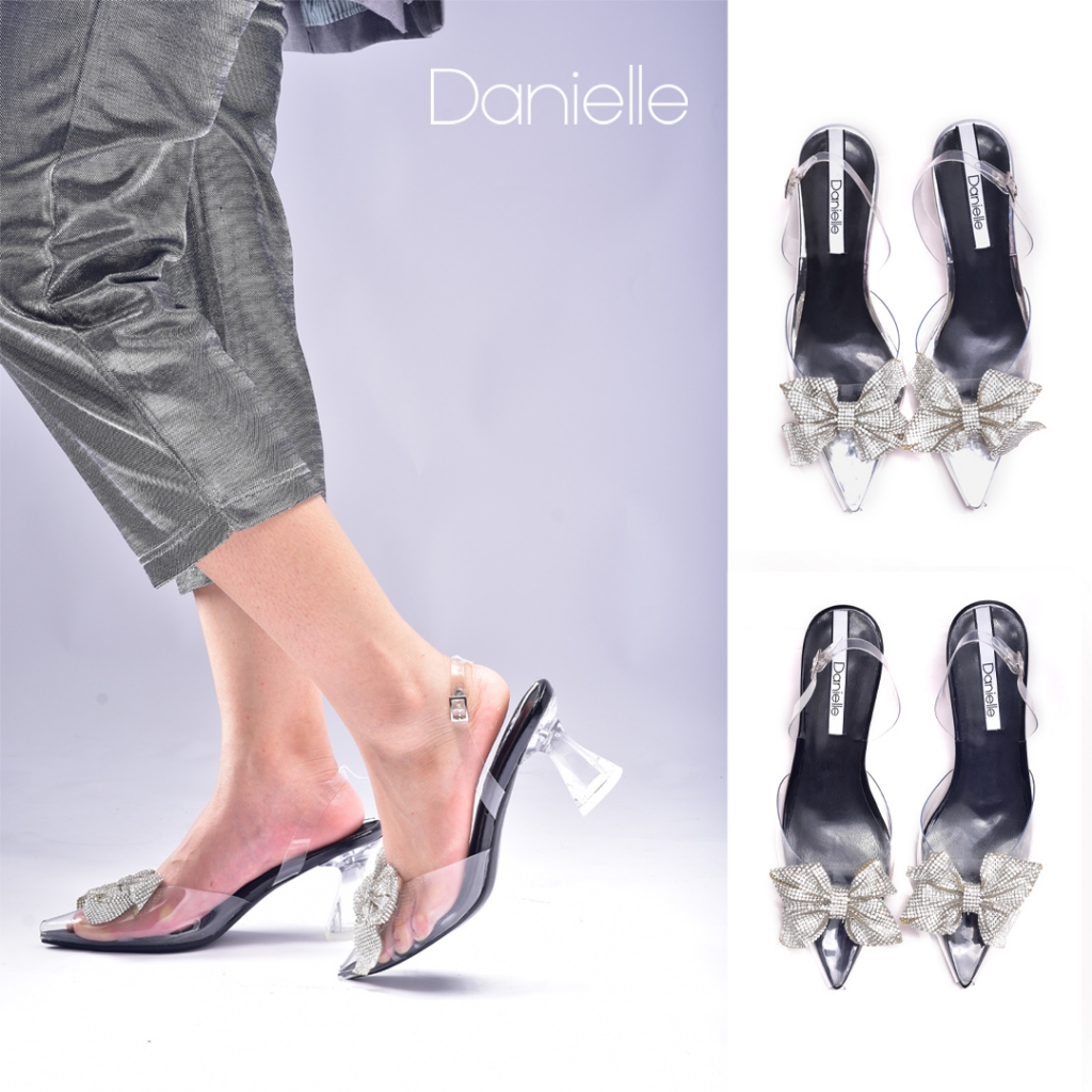 Jual DANIELLE ALINA Heels Kaca Pesta 5 Cm Sepatu Wanita Transparan ...