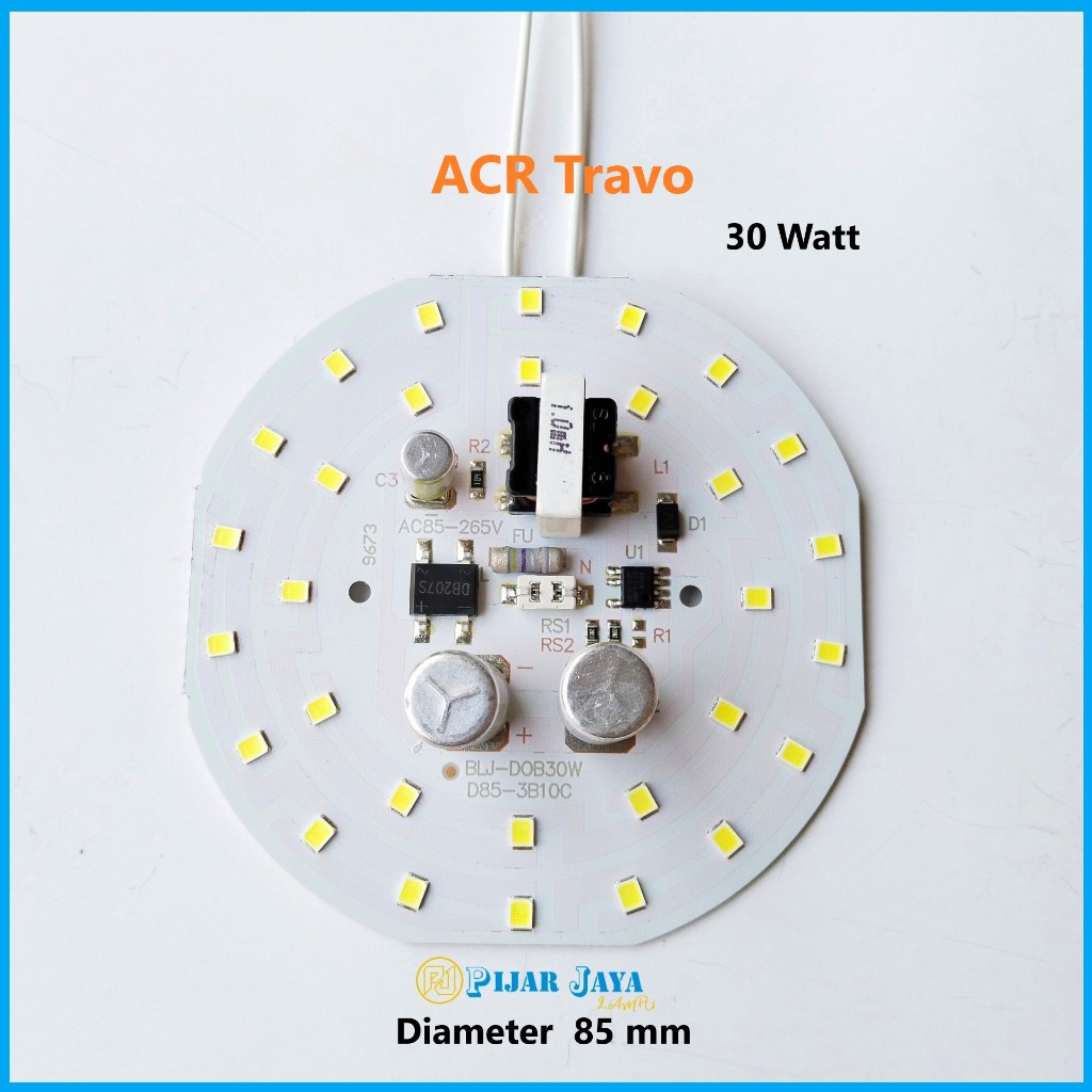 Jual PCB LED AC ACR Travo Watt Lengkap 5 7 9 12 15 18 20 30 40 Watt ...