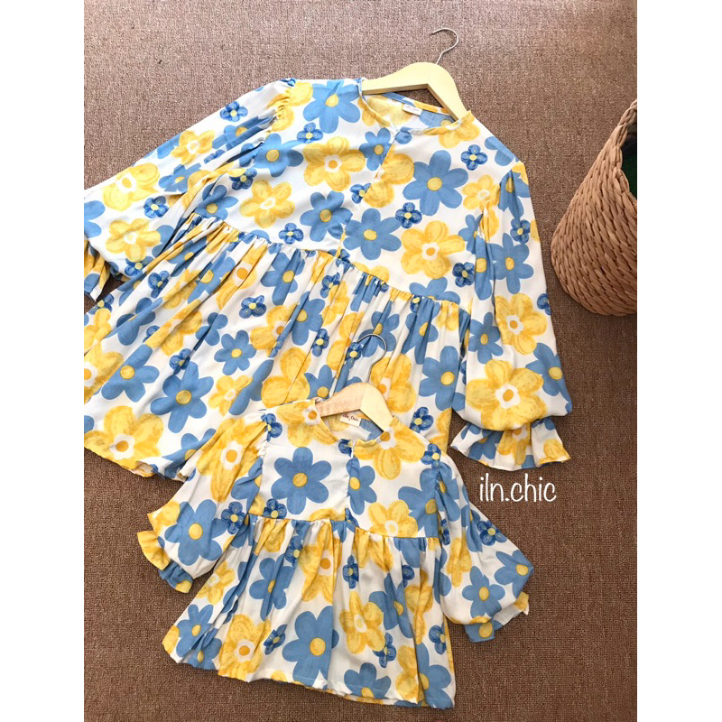 Jual honey blouse baju couple ibu dan anak by iln.chic READY STOCK ...