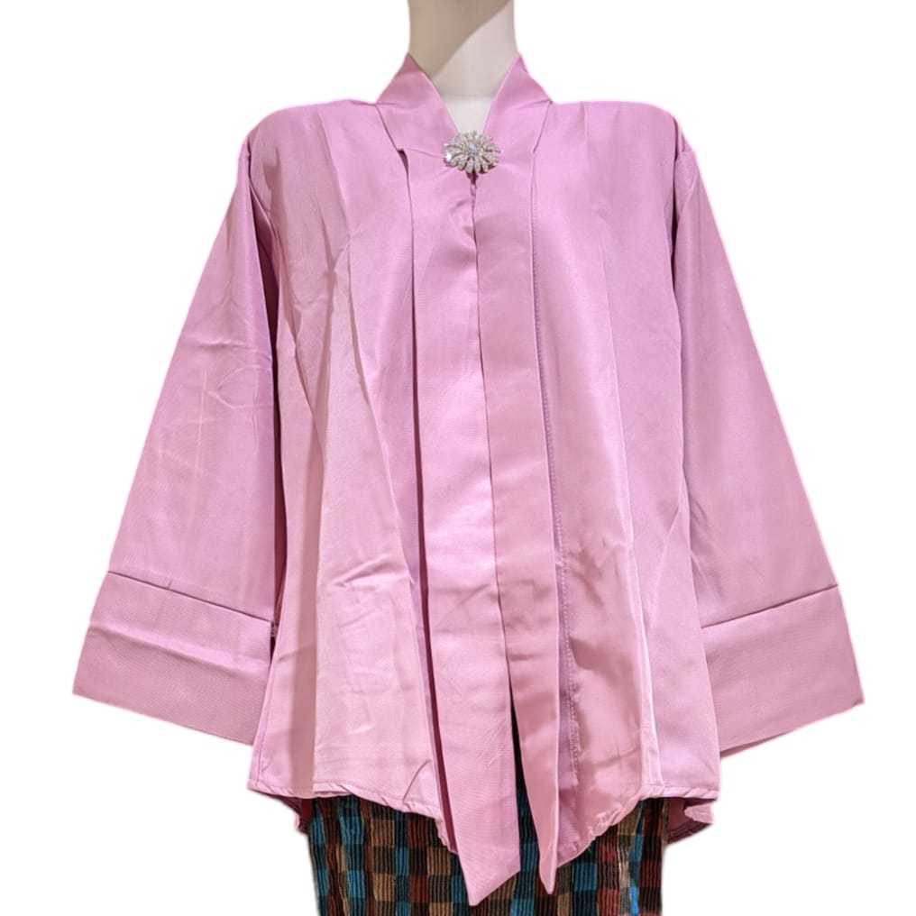 Jual atasan kebaya encim betawi lengan panjang polos modern jumbo ...