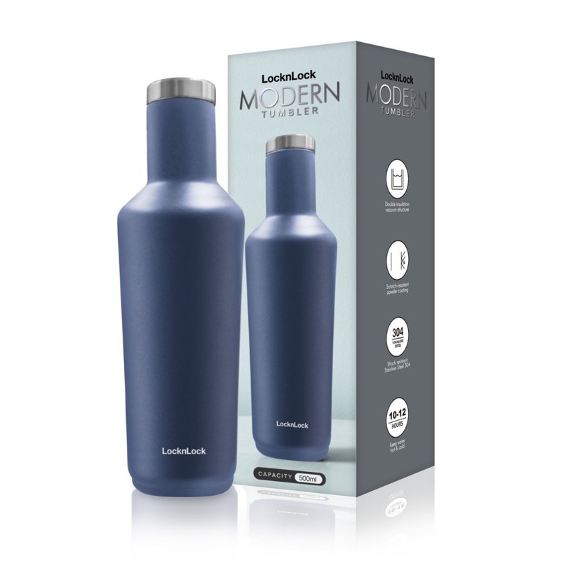 Jual Lock n Lock Modern Tumbler 500ml LHC4343 Mirip Corkcicle | Shopee ...