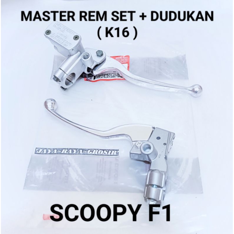 Jual MASTER REM ATAS ASSY + DUDUKAN HANDEL REM SET ( K16 ) HENDEL KIRI ...