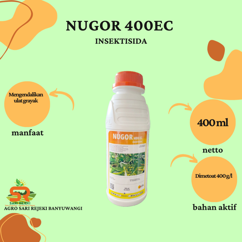 Jual NUGOR 400EC 400ML INSEKTISIDA DIMETOAT | Shopee Indonesia