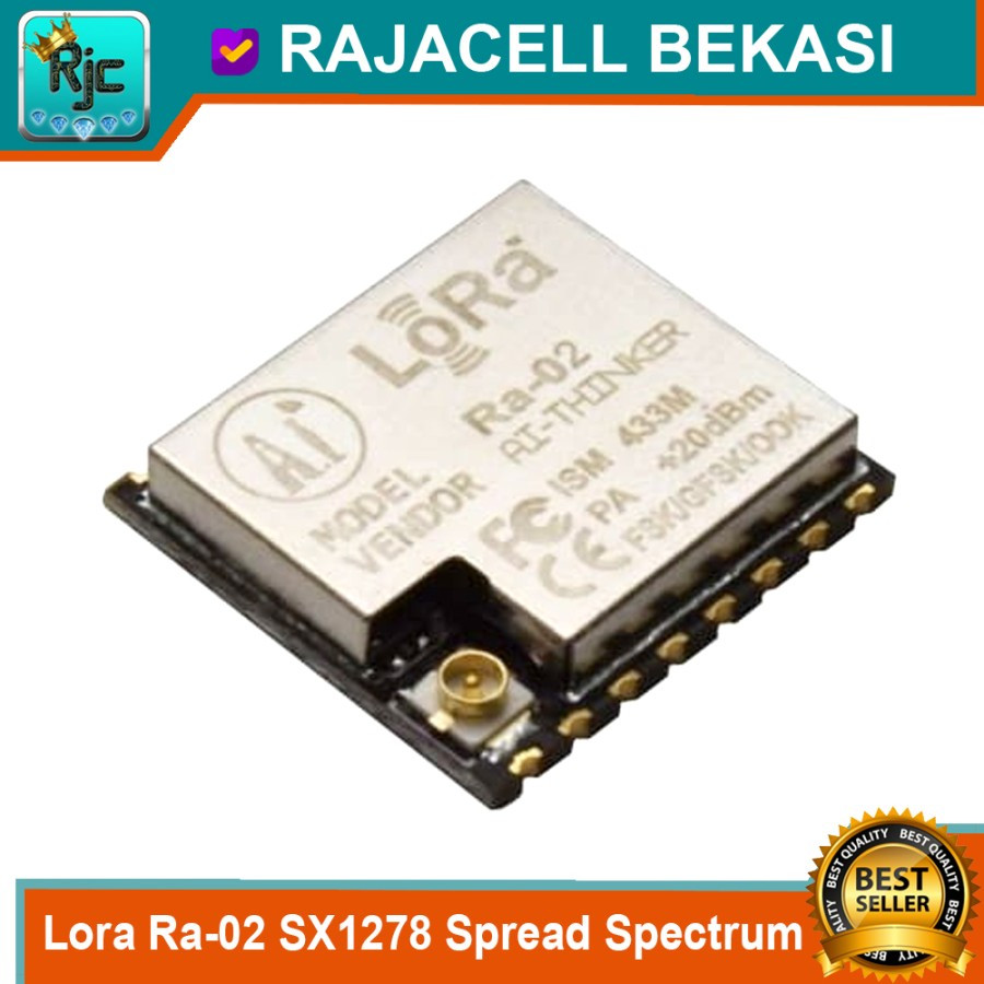 Jual Lora Ra-02 SX1278 Spread Spectrum Wireless Module Ultra 10KM 433Mhz | Shopee Indonesia