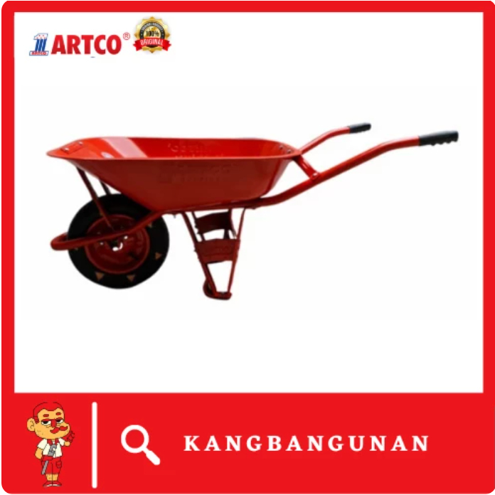 Jual ARTCO Gerobak Sorong Dorong Pasir Cor Troli Trolli Trolley ...