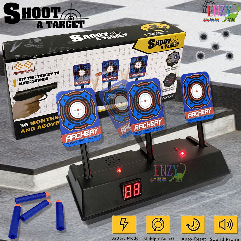 Jual Mainan Latihan Menembak Digital Shoot A Target Elektronik Sasaran ...