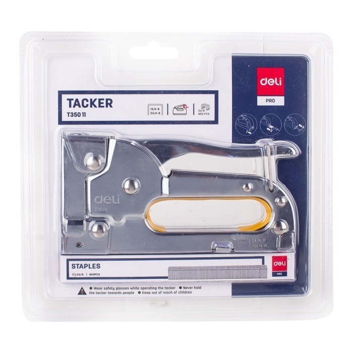 Jual Staples Jilid Metal Besar Stapler Tembak Deli Gun Tacker ET35011 ...