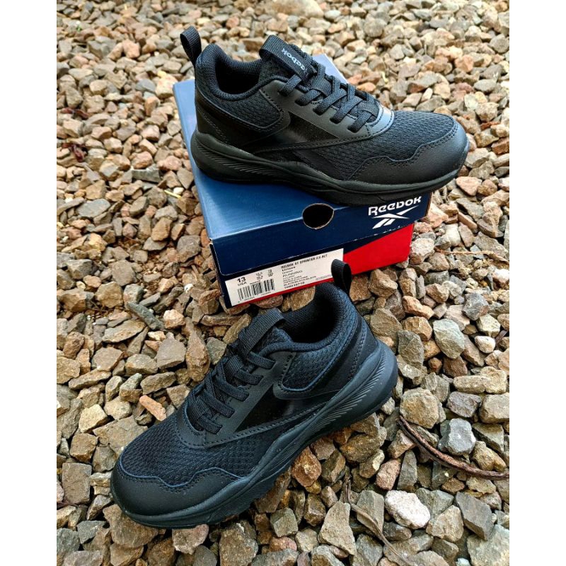 Jual sepatu hitam sekolah "SLIP ON" REEBOK XT SPINTER 2.0 ALT ORI KIDS ...