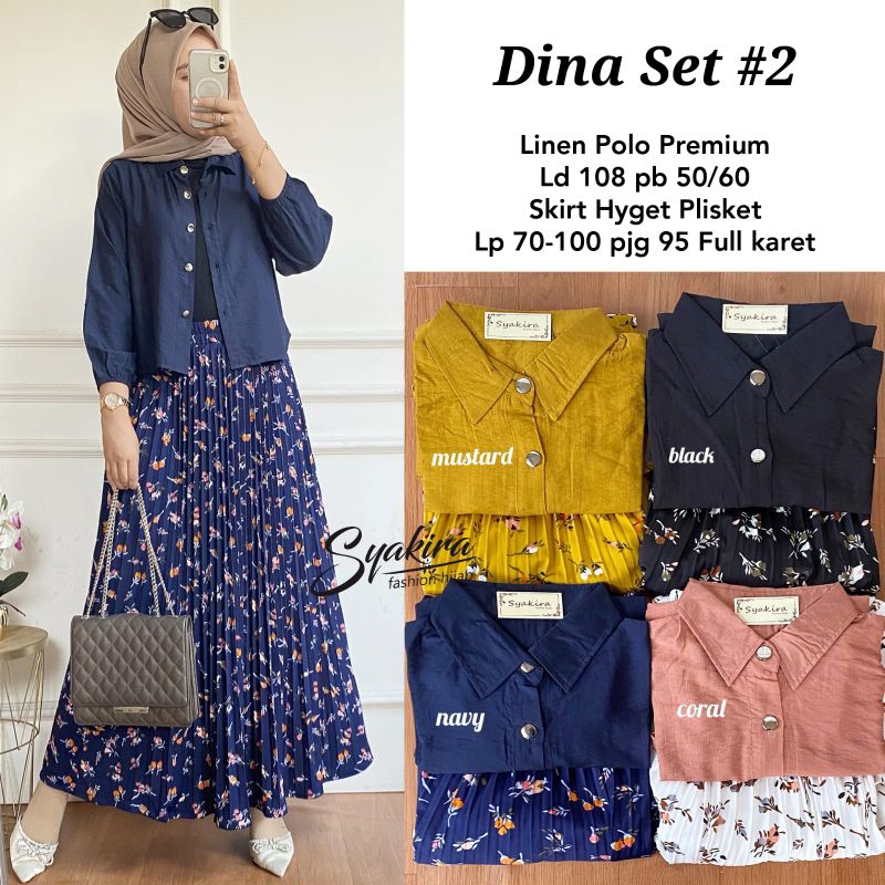 Jual Dina set#2 by Syakira | Shopee Indonesia