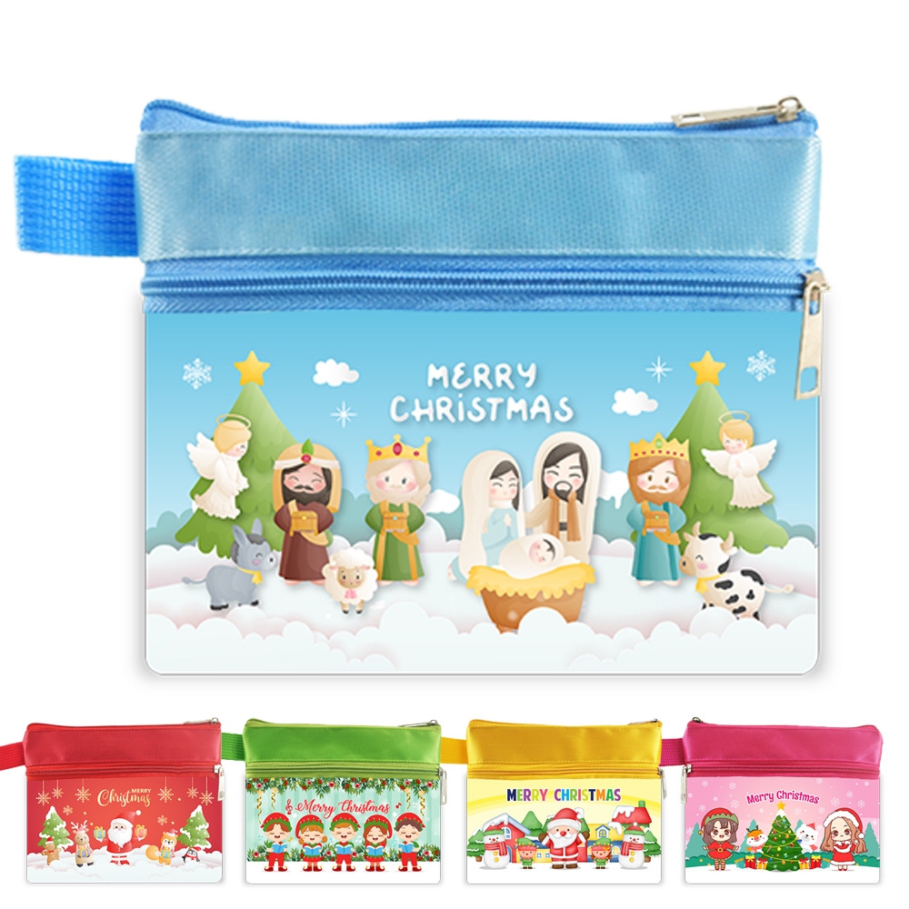 Jual Pouch 2 Ruang Natal Souvenir Kristiani Christmas Hadiah Natal ...
