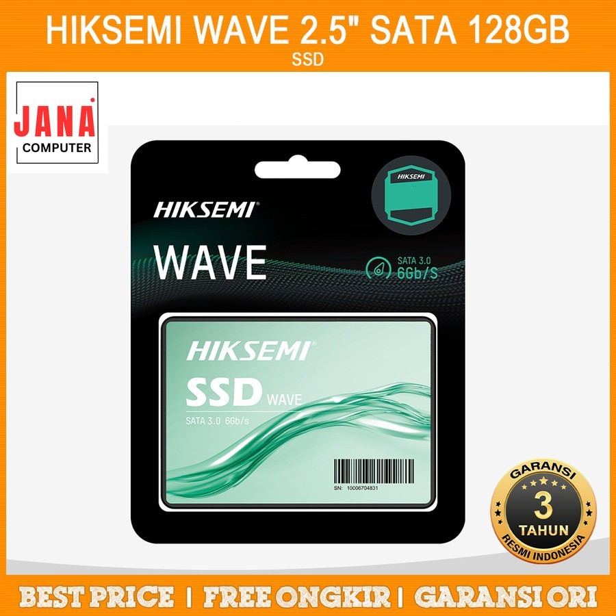 Jual SSD HIKSEMI WAVE 2.5" SATA III 128GB | HS-SSD-WAVE(S) 128G | Shopee Indonesia
