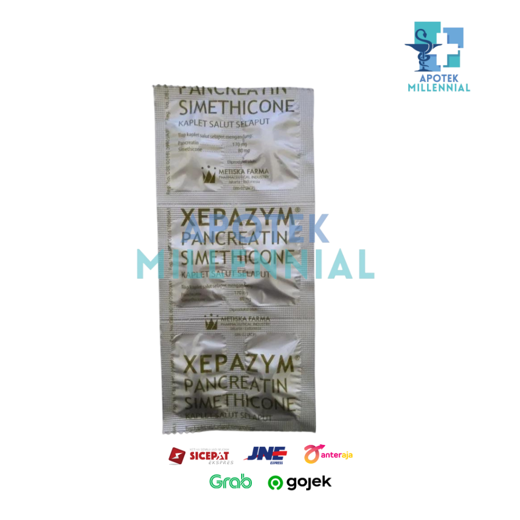 Jual XEPAZYM STRIP 6 KAPLET ||kembung||vitamin lambung | Shopee Indonesia