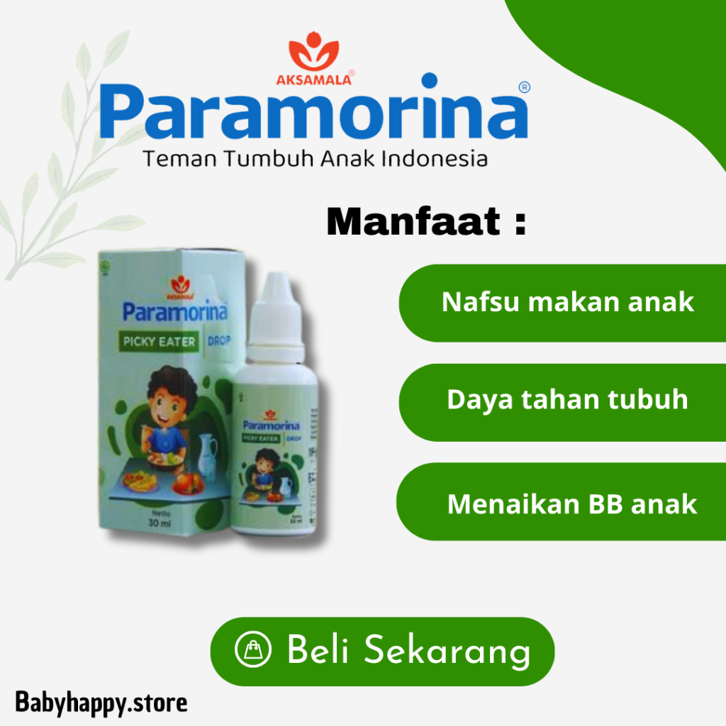 Jual PARAMORINA TETES VITAMIN UNTUK KESEHATAN DAN TUMBUH KEMBANG ANAK ...