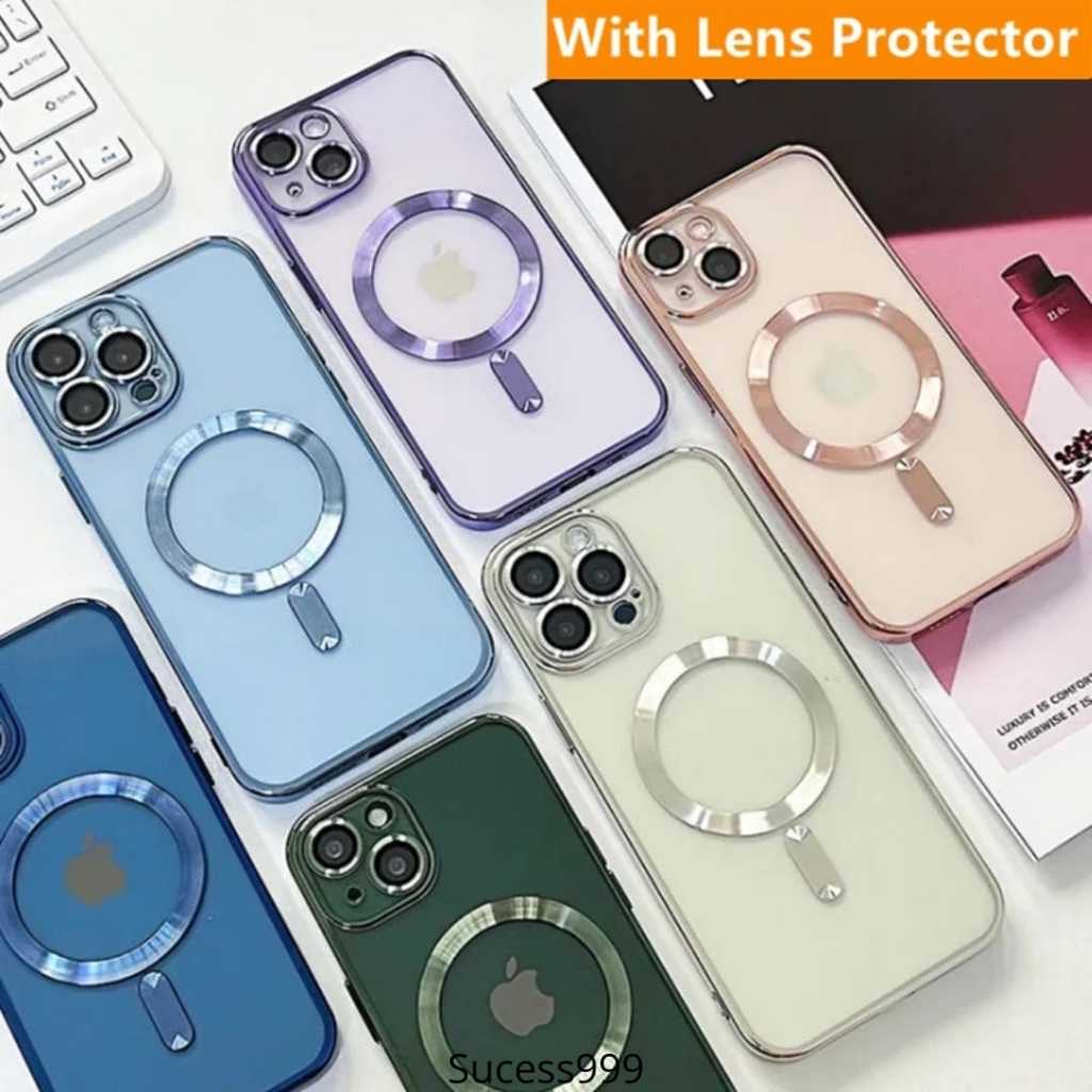 Jual Case hp Iphone 13 pro max /14 pro max Soft Case Magsafe Premium ...
