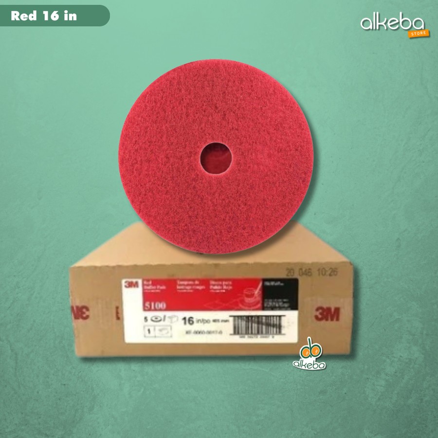 Jual Buffing Pad 3M 16 inch red / spoon pad poles buffer merah 16" Pad ...