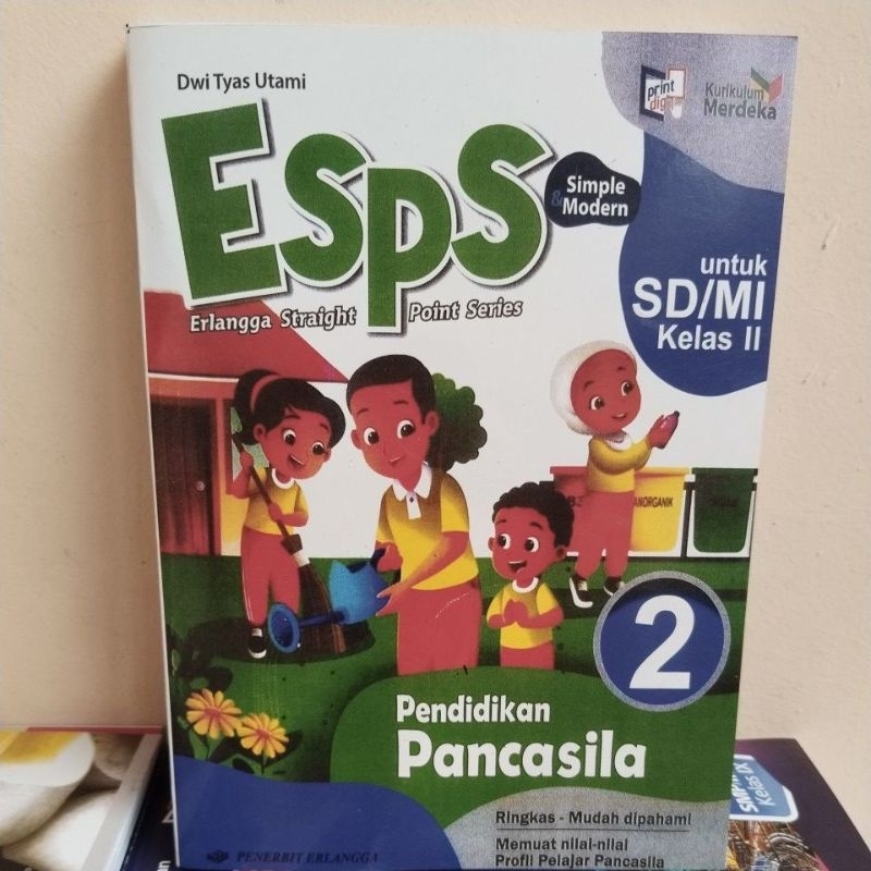 Jual ESPS PENDIDIKAN PANCASILA 2 UNTUK SD KELAS II | Shopee Indonesia