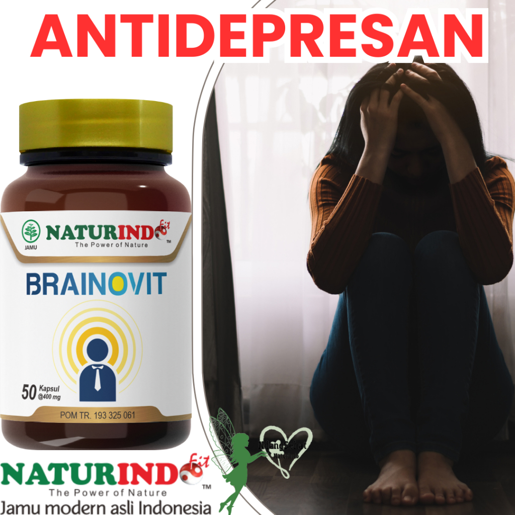 Jual Obat Antidepresan Susah Tidur Cemas Brainovit Herbal Naturindo ...