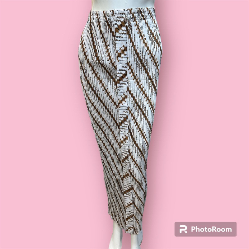 Jual rok motif batik bahan plisket (jarik instant) | Shopee Indonesia