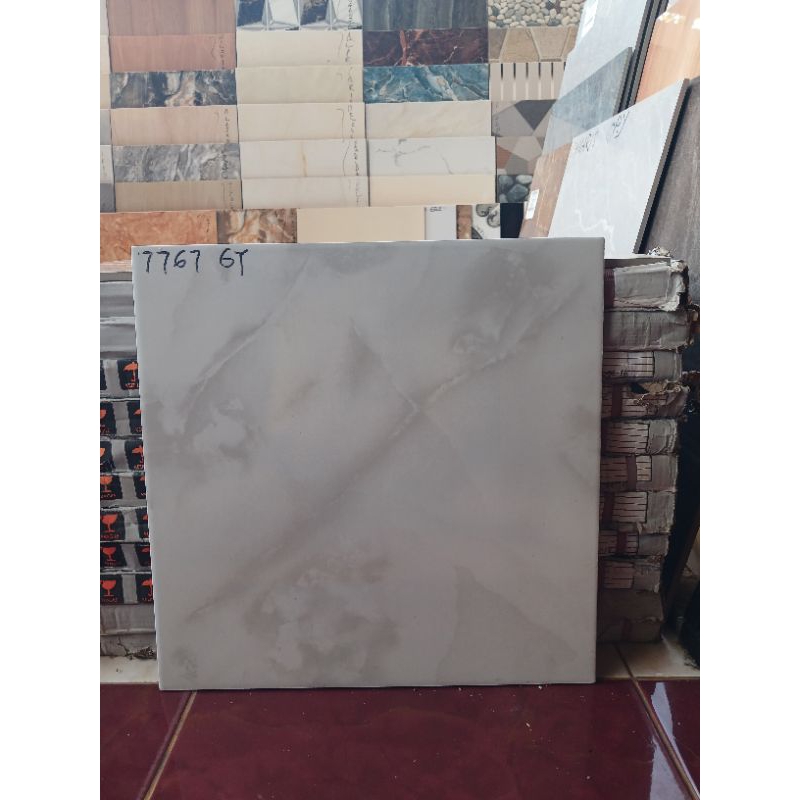 Jual keramik lantai 40x40 kw 1 warna abu abu | Shopee Indonesia