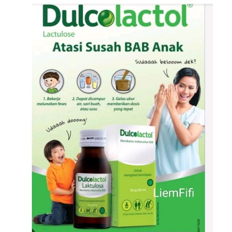 Jual SIRUP Dulcolactol Dulcolax sirup untuk sembelit Sulit BAB pada Bayi/Anak/Dewasa/Lansia ...