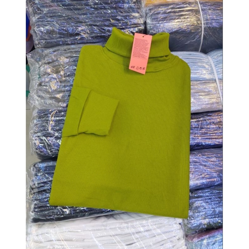 Jual [COD] Turtleneck RIB Dan Rajut (Premium) Pria dan Wanita Leher ...