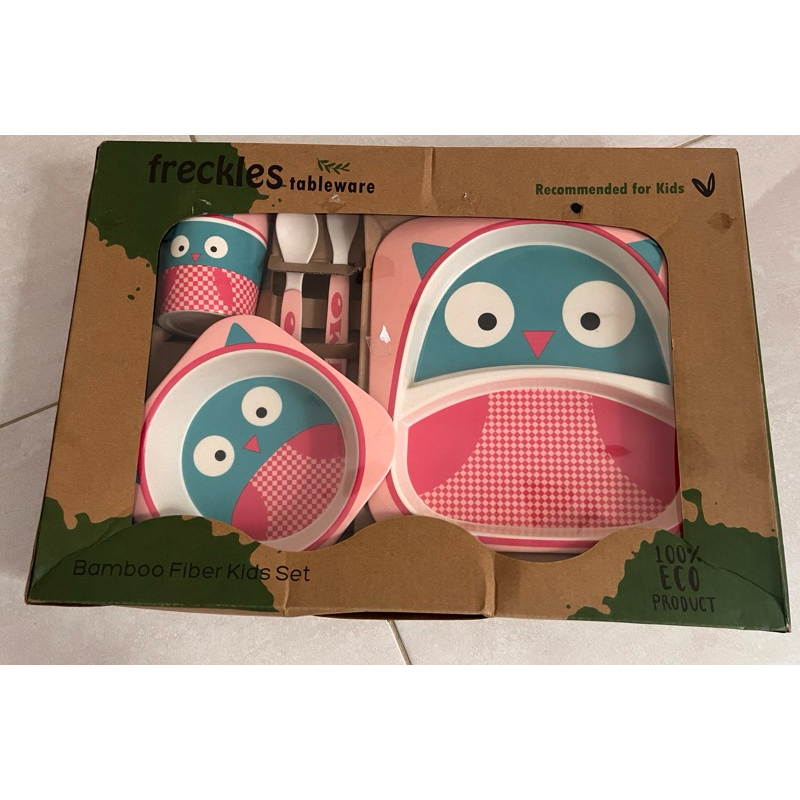 Jual freckles feeding set/ tempat makan bayi | Shopee Indonesia