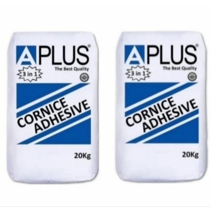 Jual Kompon Gipsum Compound Gypsum A Plus Corniche Adhesive 20 kg ...