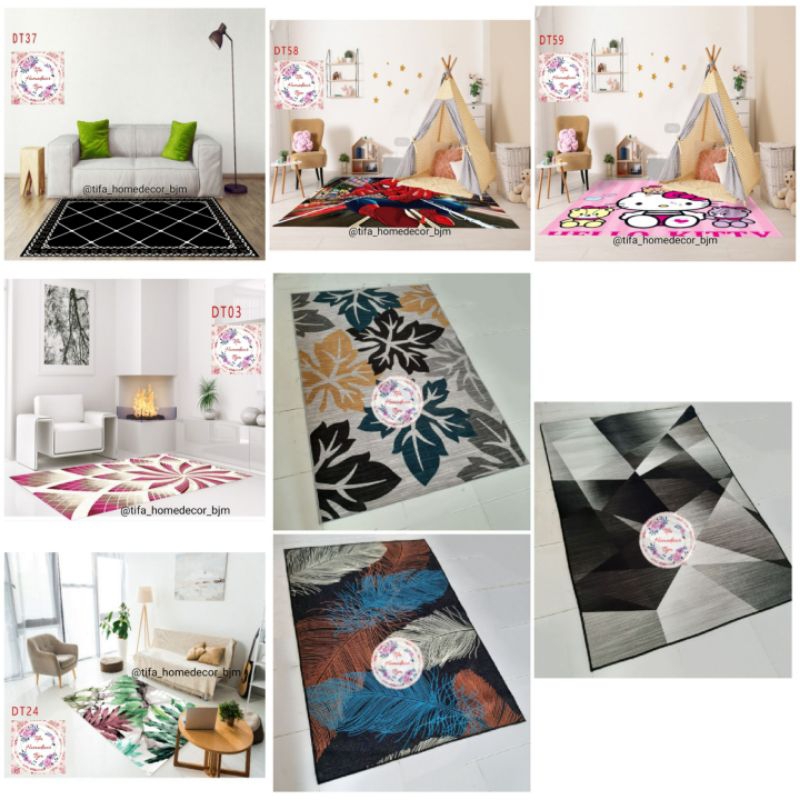 Jual KARPET MINIMALIS || KARPET PERMADANI 120CM X 180CM | Shopee Indonesia