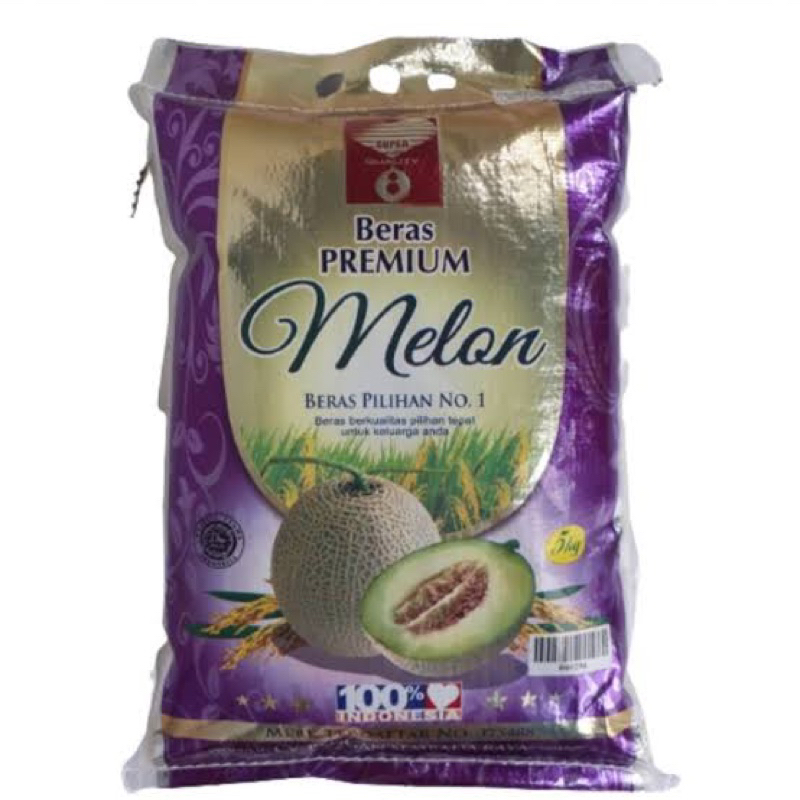 Jual Beras Melon Ungu Bengawan Premium 5Kg | Shopee Indonesia