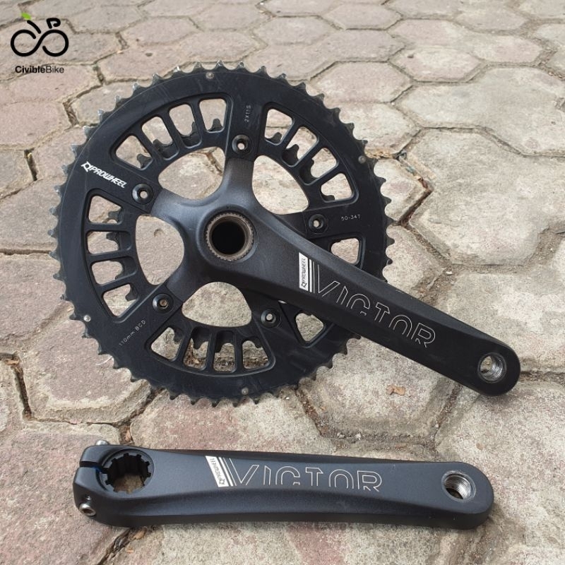 Jual Crankset Prowheel Victor 50-34T Roadbike Gravel Sepeda Lipat | Shopee Indonesia