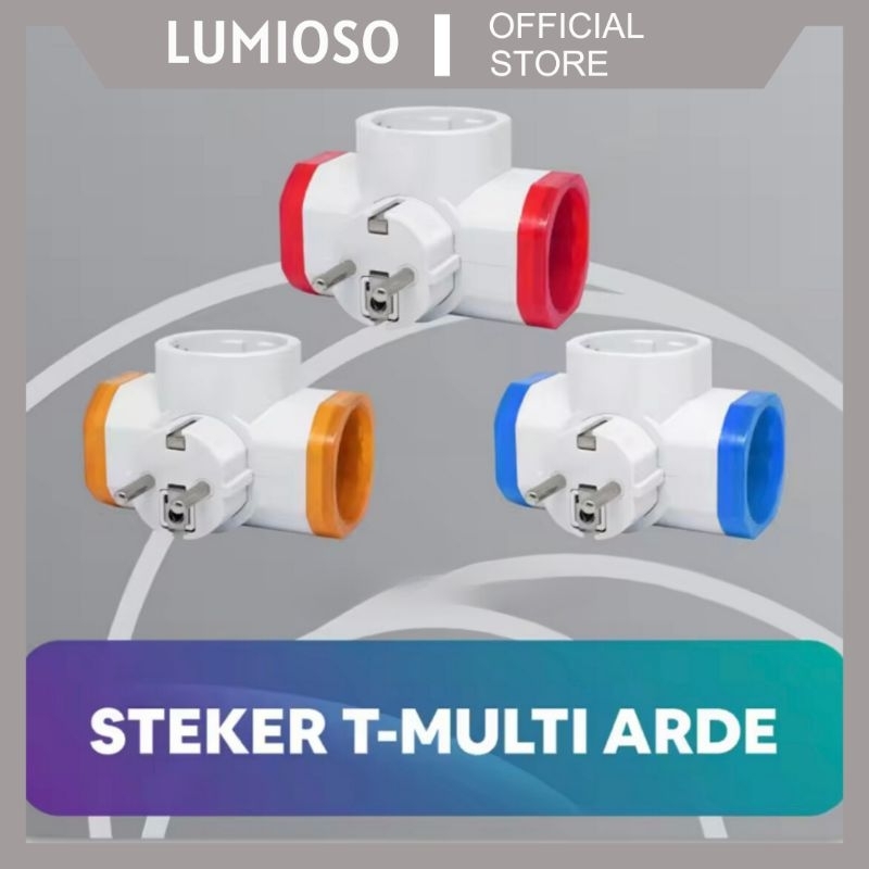 Jual STEKER T ARDE 3 LUBANG MULTIFUNGSI / COLOKAN LISTRIK | Shopee ...