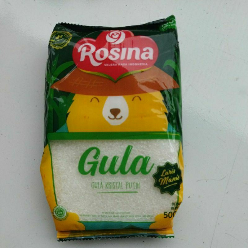 Jual Gula Pasir Premium Merek Rosina Kemasan 500 gr | Shopee Indonesia