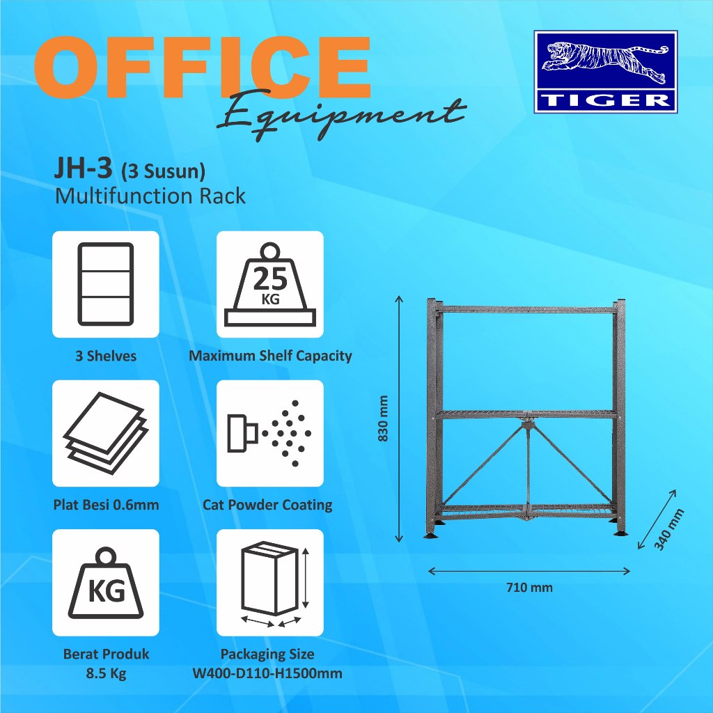Jual Rack Tiger JH-3 (3 susun) | Shopee Indonesia