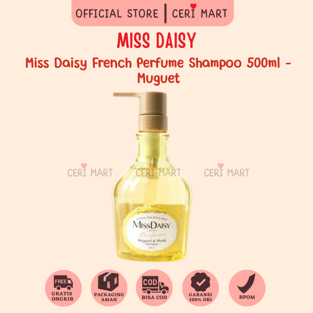 Jual MISS DAISY French Perfume Shampoo anti ketombe bpom 500ml & 50ml shampo miss daisy | Shopee ...