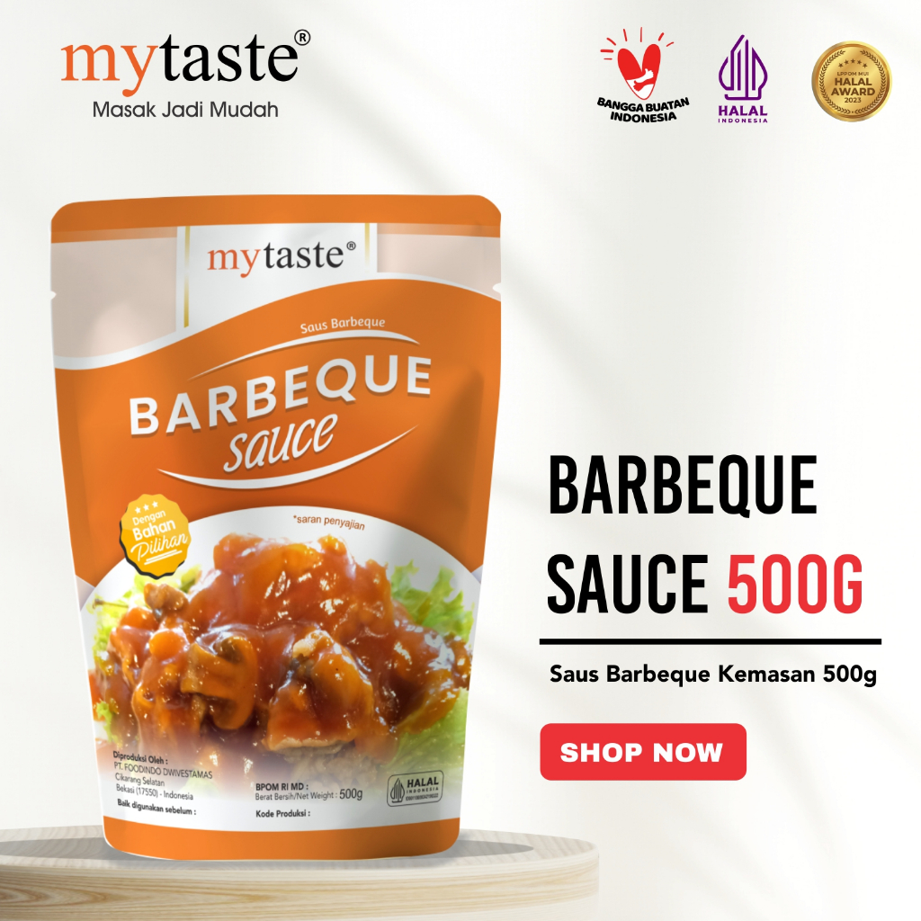Jual My Taste Barbeque - Original Saus Bbq - Saus Barbeque kemasan 500 ...