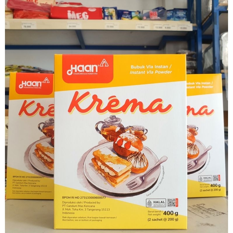Jual Haan Tepung Krema 400Gr / Tepung Krema Haan 400Gr / Tepung Fla ...