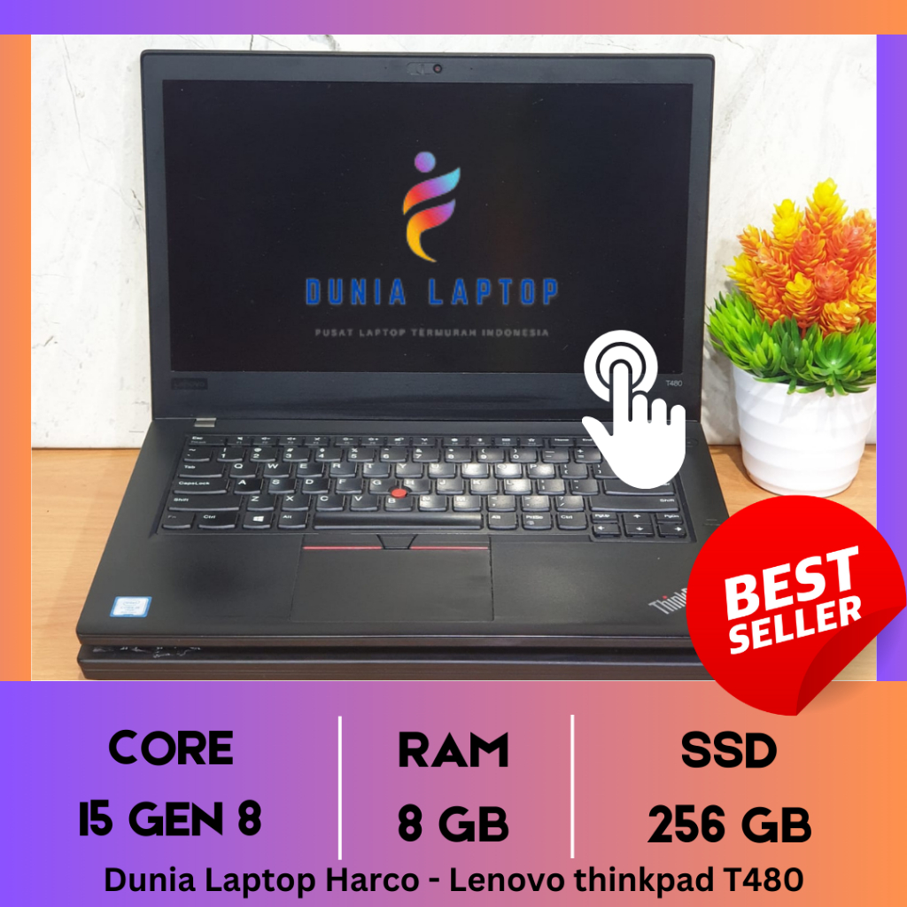 Jual Laptop lenovo thinkpad T480 - Core i5 gen 8 - ram 8 ssd 256 ...