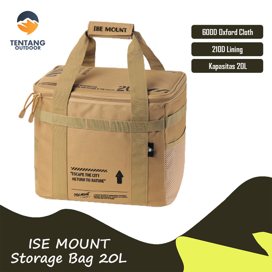 Jual ISE MOUNT Storage Bag 20L Tas Gas Tank Stove Camping Picnic Bag ...