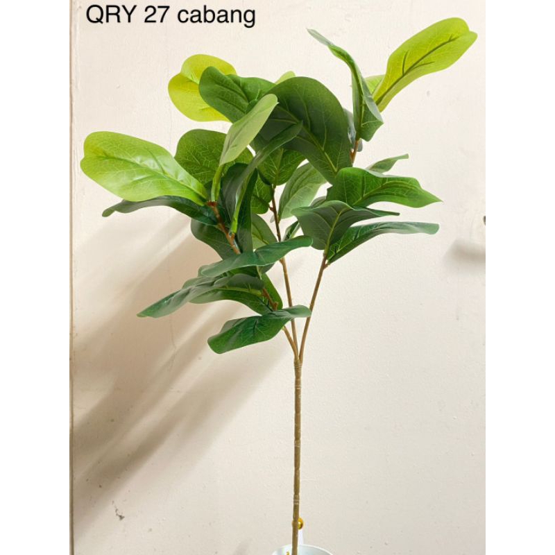 Jual POHON TANAMAN ARTIFICIAL KETAPANG 27DAUN 60CM(belum termasuk pot ...