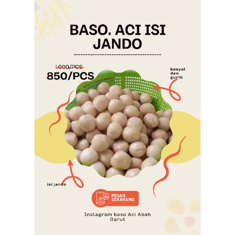 Jual baso Aci isi jando | Shopee Indonesia
