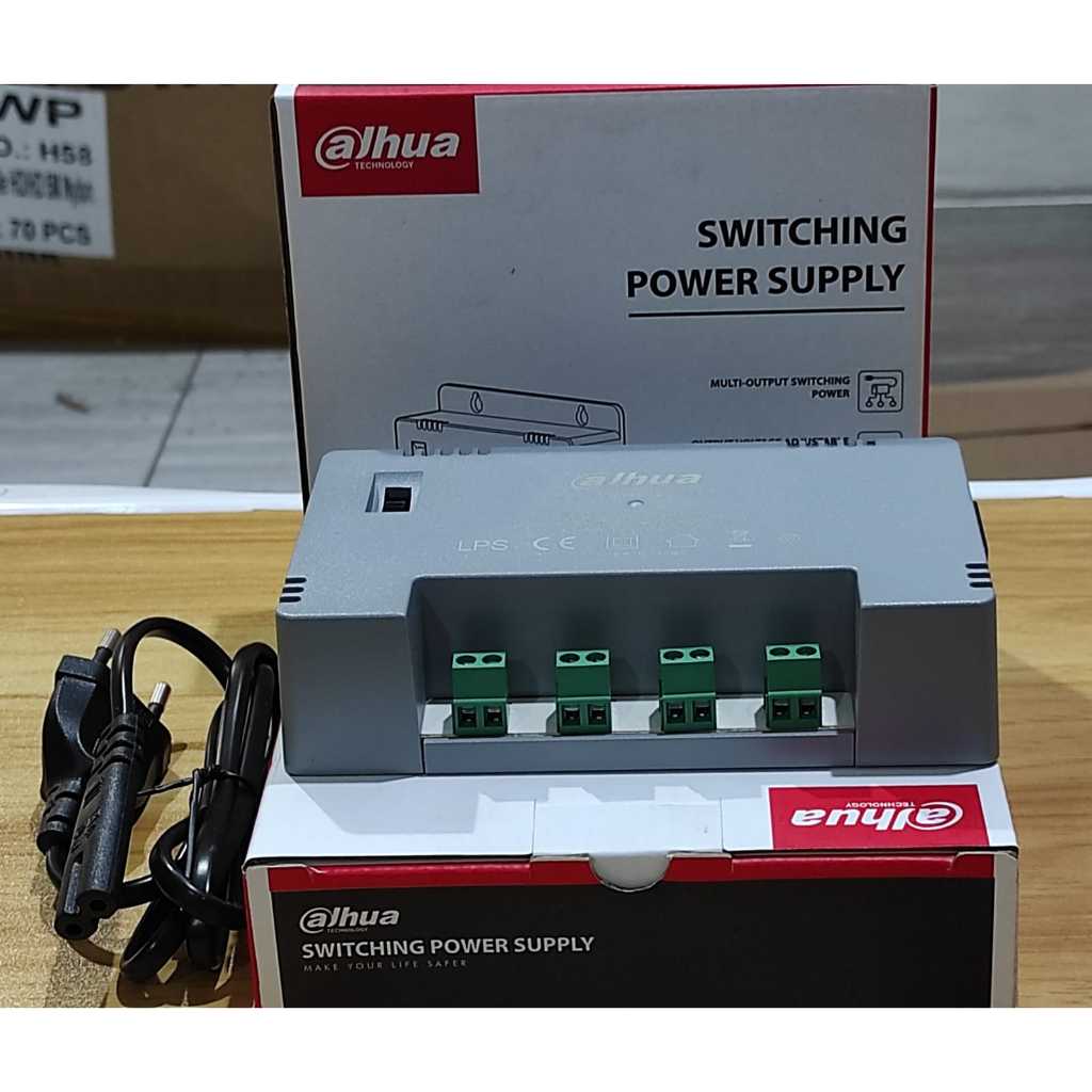 Jual DAHUA Adaptor PSU Power Supply Switching 4CH Adaptor CCTV 4 Port ...