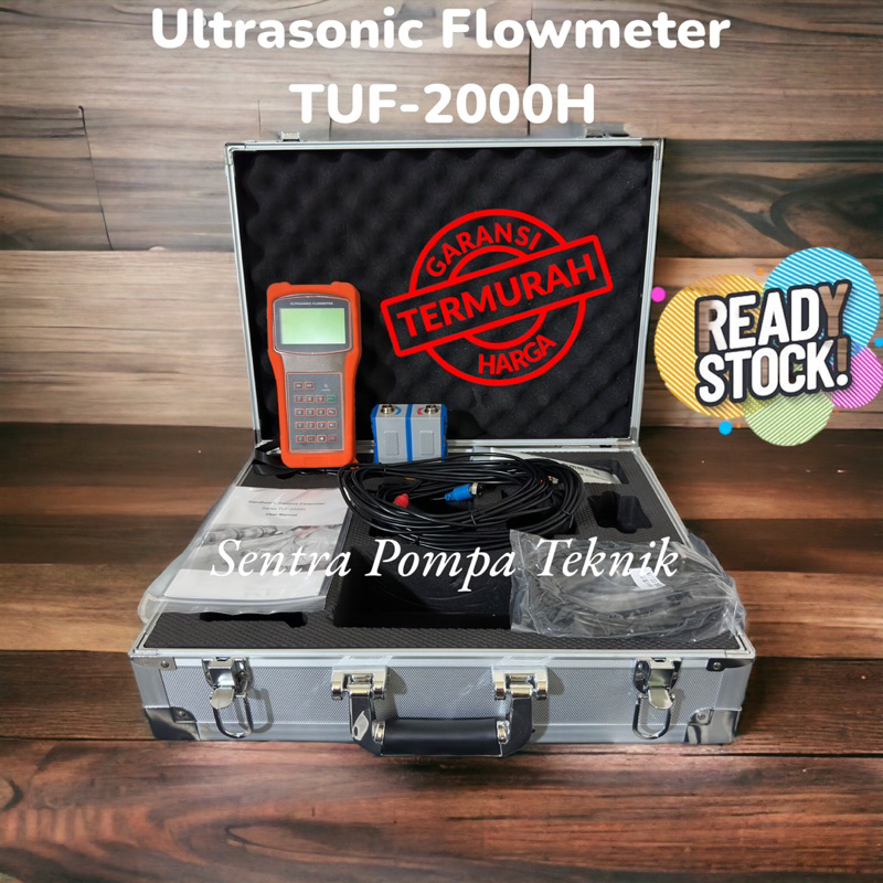 Jual Flowmeter Ultrasonic TUF-2000H Ultrasonic Flow meter TUF2000H ...