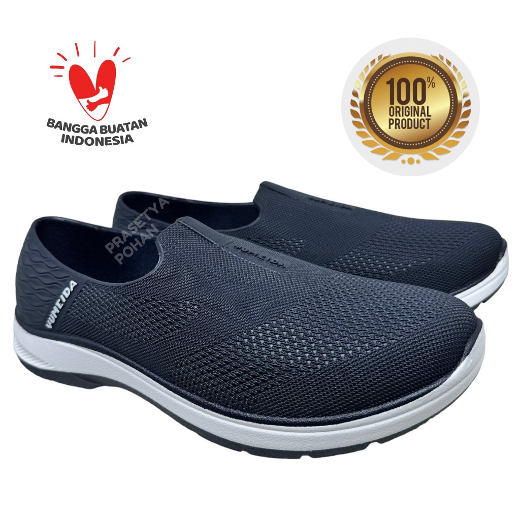 Jual Sepatu Karet Pria YUMEIDA Original - Sepatu Kerja Pria Tahan Air ...