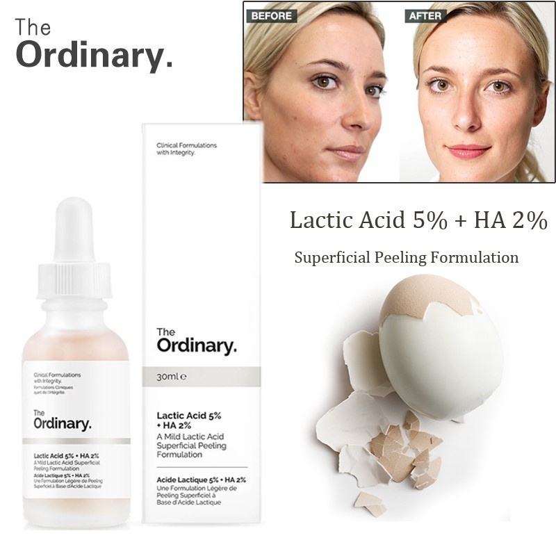 Jual The ordinary lactic acid 5% + HA 30ml 100% ori / BPOM | Shopee ...