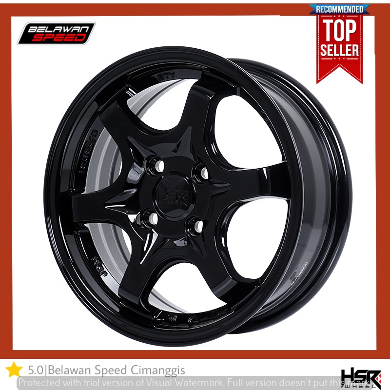 Jual PELEK MOBIL RACING VELG MODIFIKASI HSR STY RING 14 R14 PCD 4X100 ...