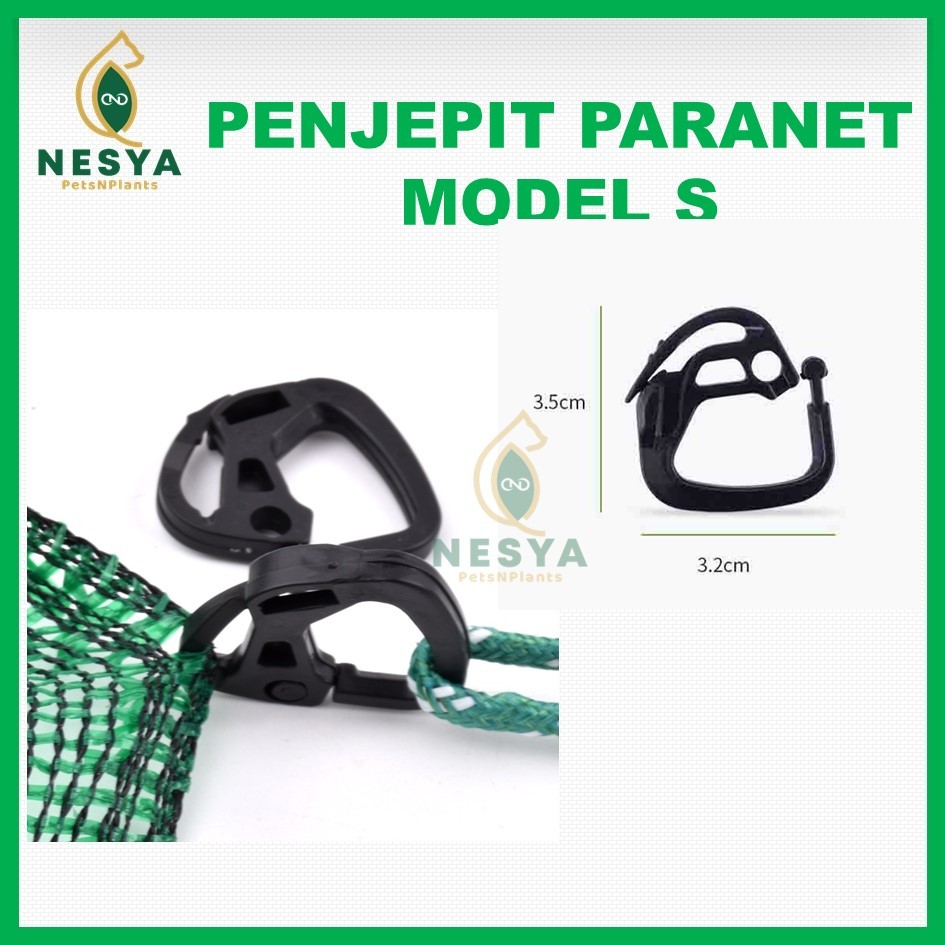 Jual Penjepit Jaring Paranet Waring Model S Model Segitiga | Shopee ...