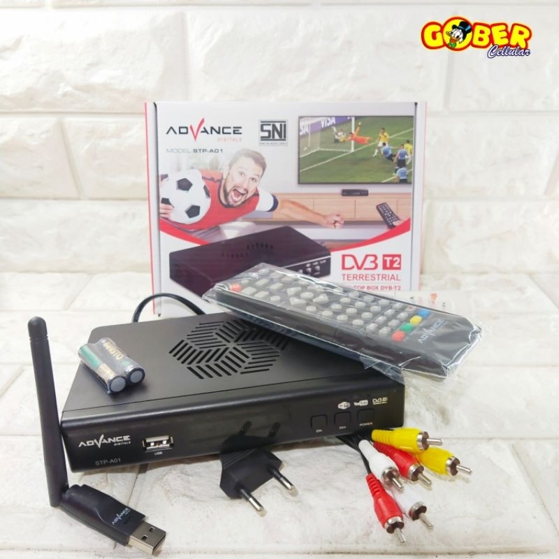 Jual READY SET TOP BOX ADVANCE (STB) STP A01 & STP A02 DONGLE/ADAPTOR ...