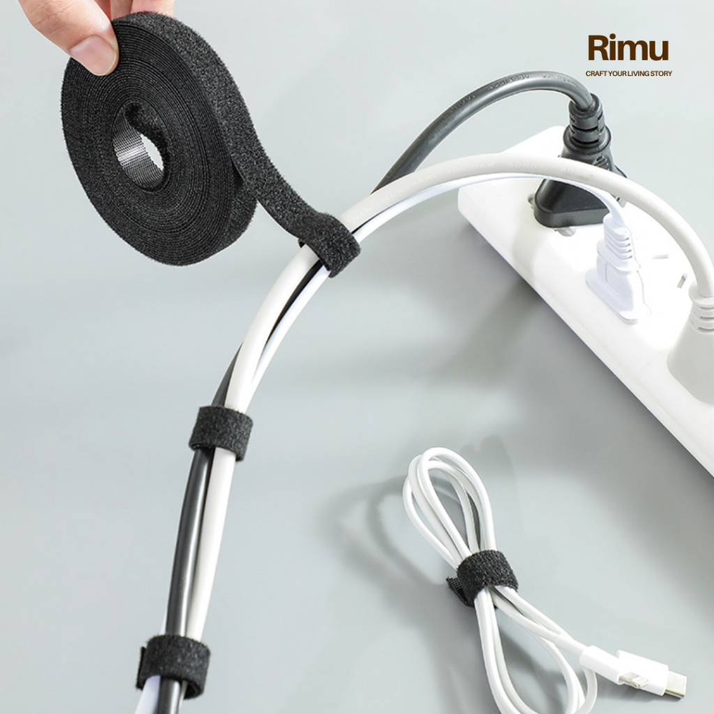 Jual RIMU Velcro Pengikat Kabel Organizer 1meter 3meter 5meter Kabel ...