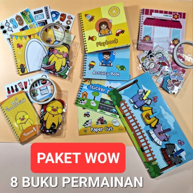 Jual buku mainan edukasi, paket wow 8 buku edukasi permainan seru ...