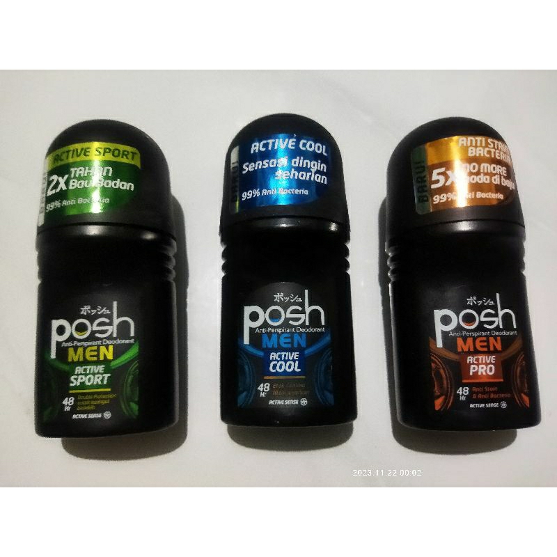 Jual Posh Men Anti-Perspirant Deodorant 50 ml | Shopee Indonesia